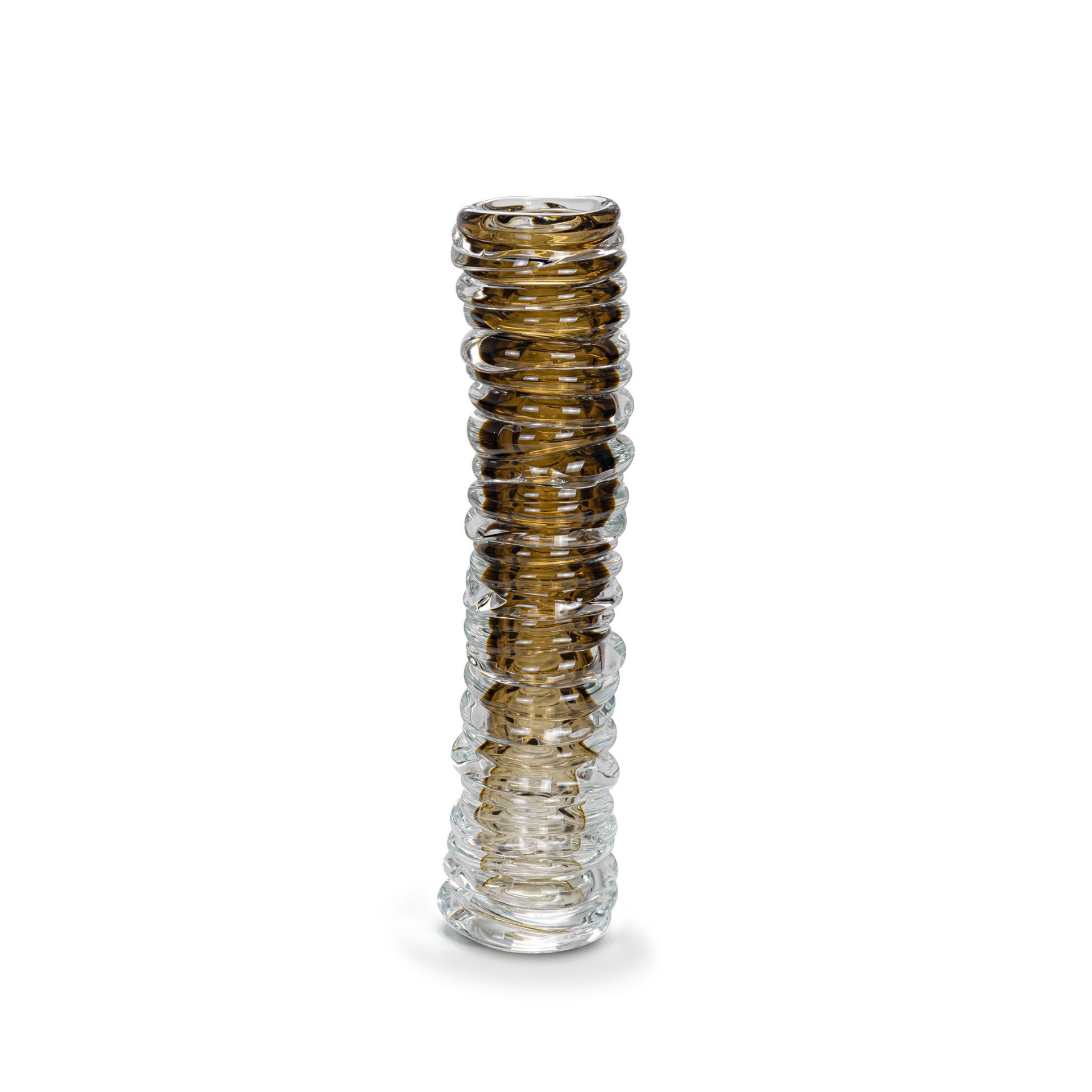 The Waves Tower Shaded Tobacco Vase WTS 38 part of the Fabio Fornasier ...