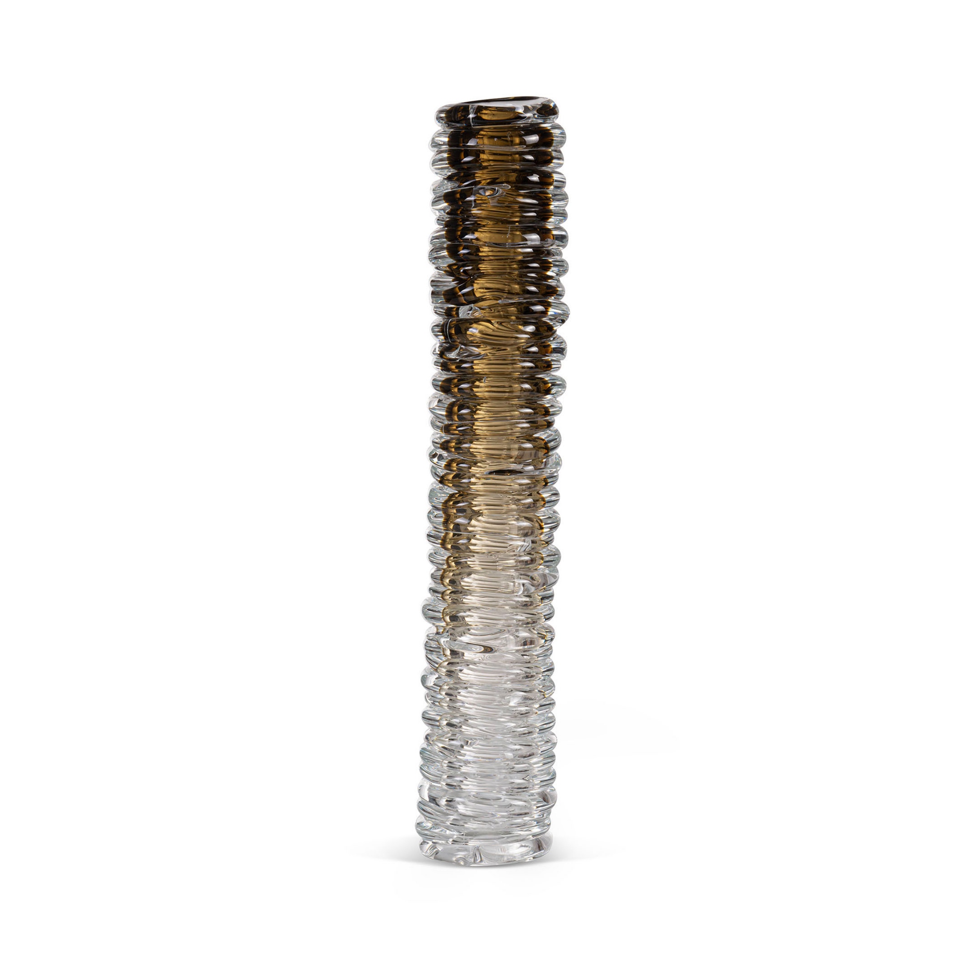 The Waves Tower Shaded Tobacco Vase WTS 48 part of the Fabio Fornasier ...