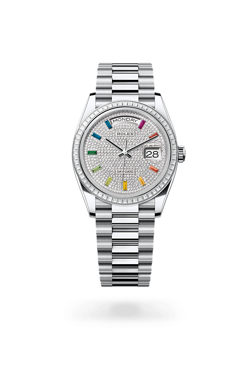 Rolex Day-Date 36 in Platinum, M128396TBR-0006 | Astrua 1860