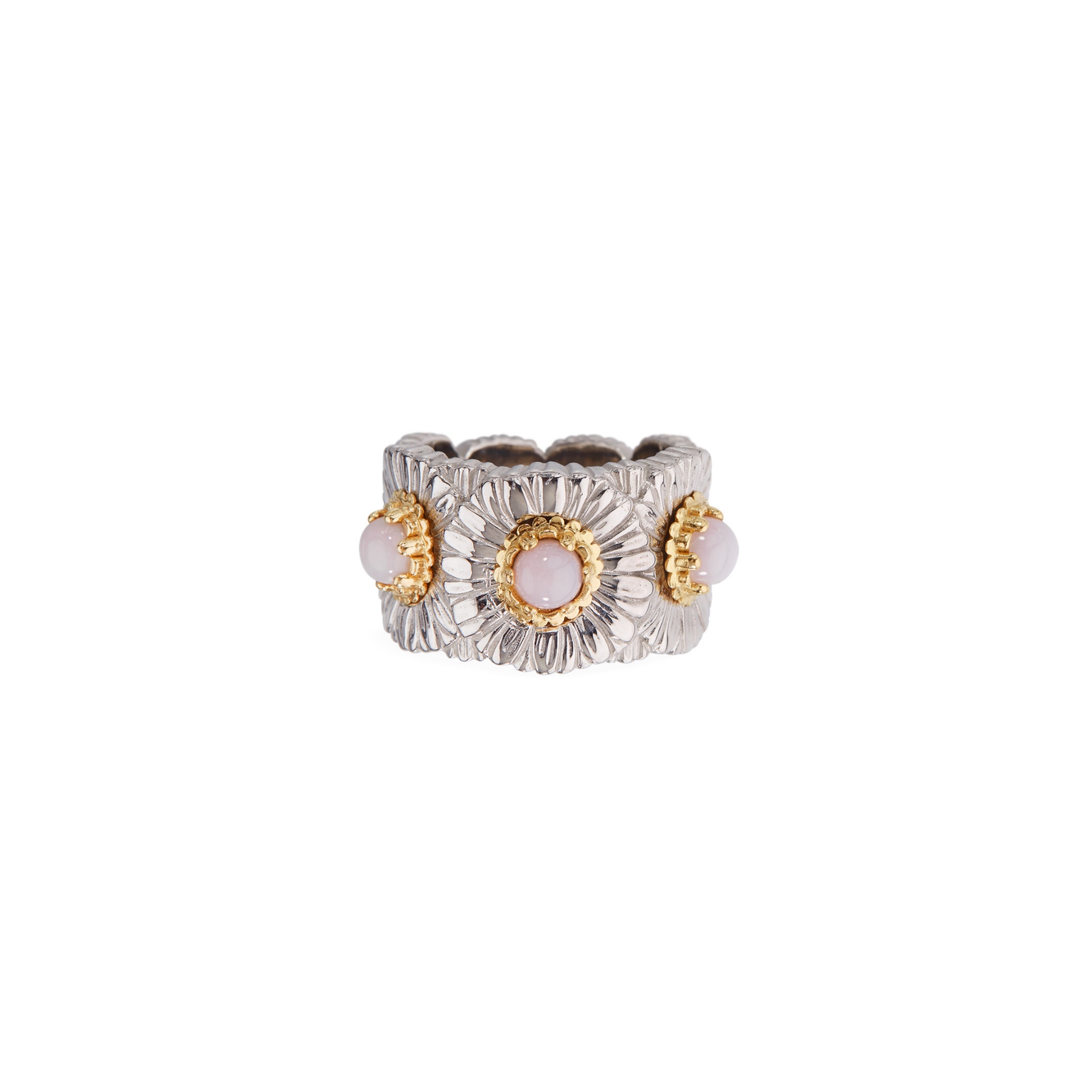 Buccellati Anello Eternelle Blossoms Color in Argento con Opale ...